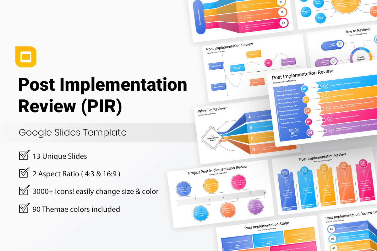 Post Implementation Review (PIR) Google Slides Template | Nulivo Market